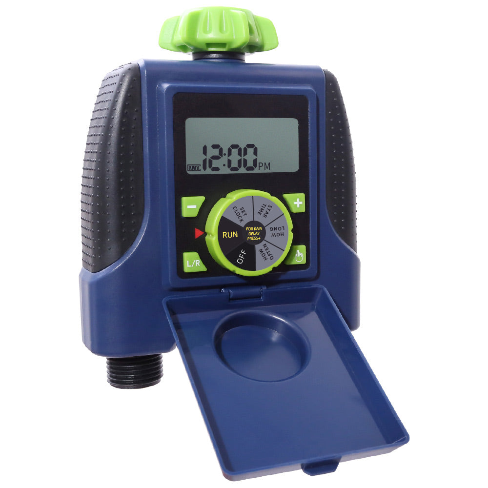 Dual Outlets Automatic Watering Timer Solenoid Valve Digital Electroni ...